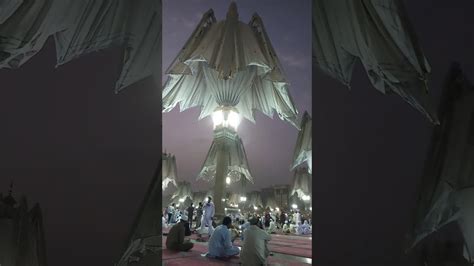Madina Umbrella Opening In Masjid E Nabawi Youtube