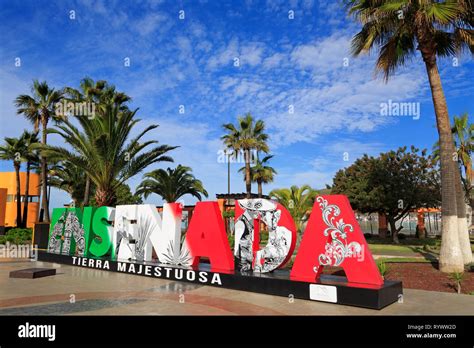 City Name Ensenada Baja California Mexico Stock Photo Alamy