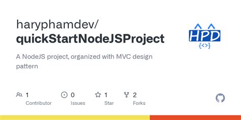 Github Haryphamdevquickstartnodejsproject A Nodejs Project