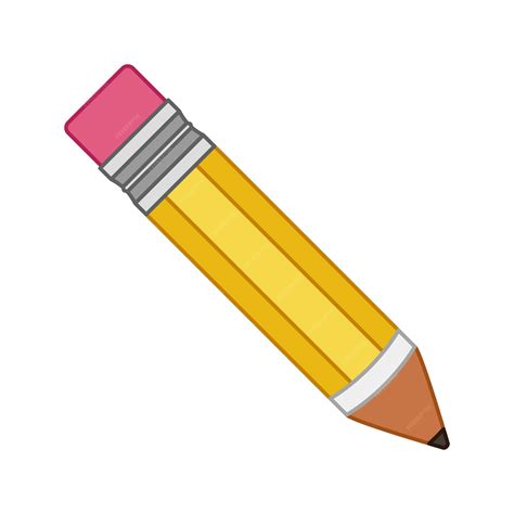 Premium Vector Pencil Badge Isolated On White Background Vector