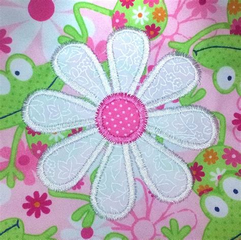Daisy Applique Machine Embroidery Design Etsy