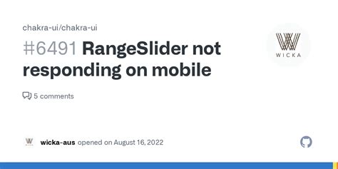 rangeslider not responding on mobile · issue 6491 · chakra ui chakra