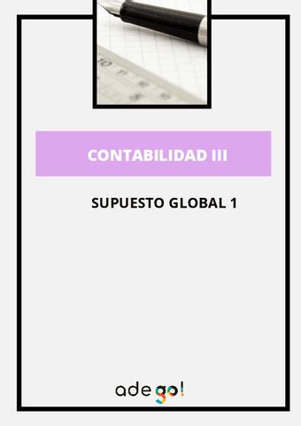 SUPUESTO GLOBAL 1 RESUELTO Pdf