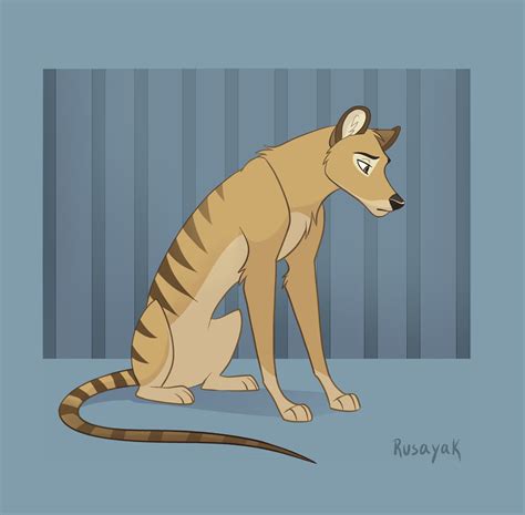 Thylacine By Rusayak On Deviantart