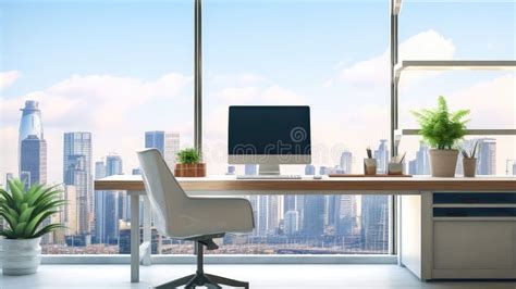 Keyboard Computer Office Background Stock Illustration Illustration