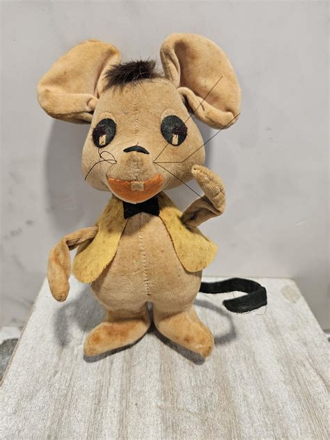Vintage Topo Gigio Plush Toy Etsy