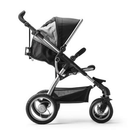 Premium Photo Stroller Side View Isolated On