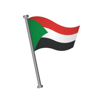 Sudan Flag Vector Hd PNG Images Sudan Flag Vector Png Sudan Sudan