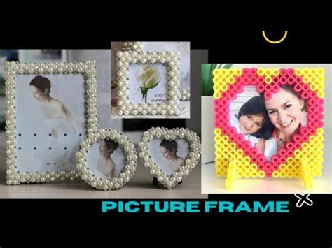 How To Make Beaded Picture Frame Beaded Photo Diy Tutorials Youtube