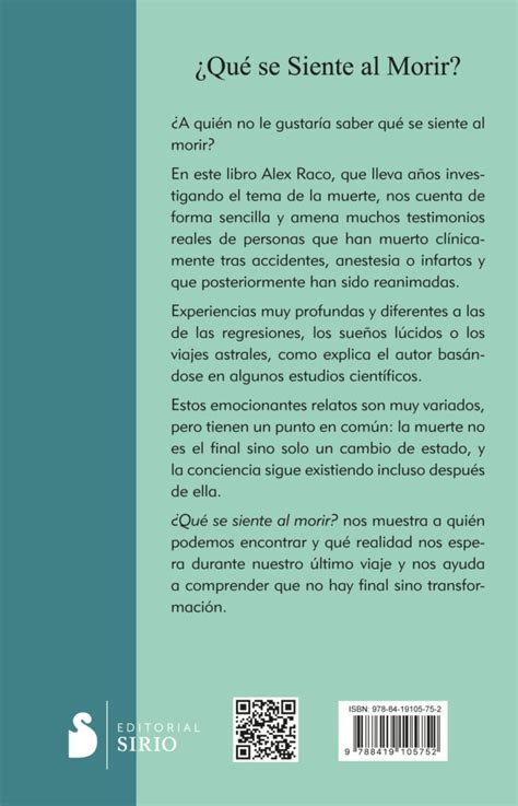¿quÉ Se Siente Al Morir