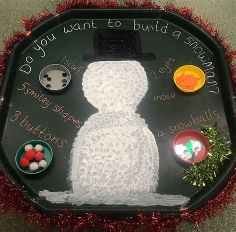Tuff Tray Obsessed On Instagram Do You Want To Build A Snowman ⛄️