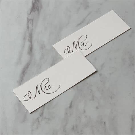 Jual Custom Handwritten Calligraphy Name Tag Cardstock Name Tag Only