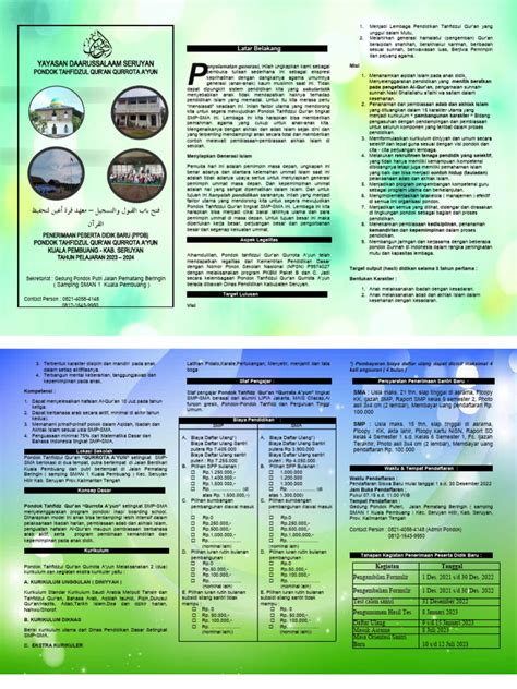 Pamplet Ppdb Smp Sma Qa 2023 2024 Pdf