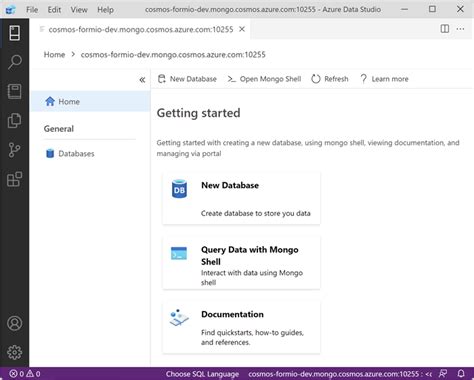 Jaliya S Blog Connecting To Azure Cosmos DB API For MongoDB Using Azure Data Studio