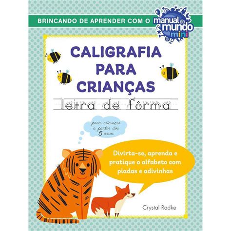 Caderno De Caligrafia Letra De Forma Casas Bahia