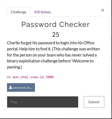 password checker csaw ctf 2021 write up r infosecwriteups