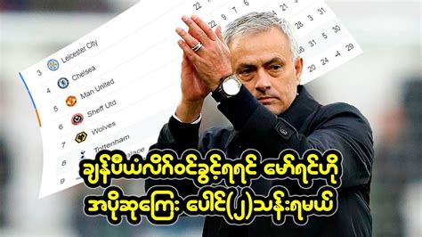 ခ်န္ပီယံလိဂ္၀င္ခြင့္ရရင္ ေမာ္ရင္ဟို အပိုဆုေၾကး ၂ သန္းရမယ္ Youtube