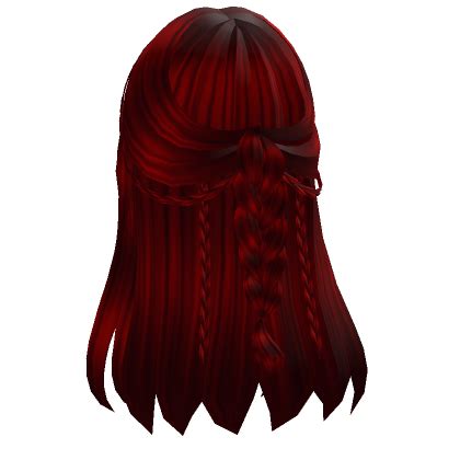 Fishtail Hair Red Roblox Item Rolimon S
