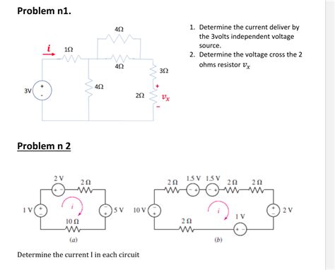 Solved Problem N1 5 492 I 1 Determine The Current Deliver Chegg Com