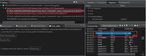 Tms320f280025c The Device Cannot Continue To Run The Code In With Dcsm