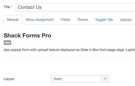 How To Create A Joomla Contact Form Module Joomlashack