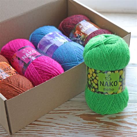 Nako Boho Duo Sock Yarn Merino Wool Sock Yarn Fingering Sock Yarn
