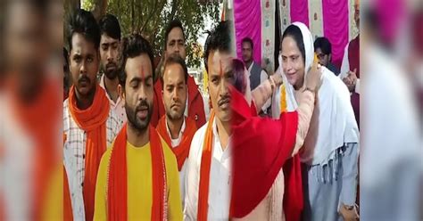 Up News Muslim Mla Entered Into Madir And Hindu Sangathan Clean It With Gangajal सिद्धार्थनगर