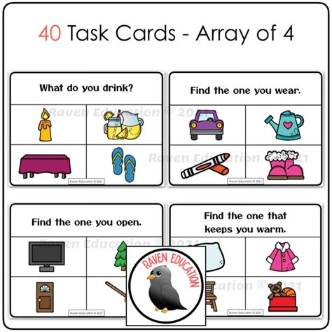 Functions Of Objects Task Cards Ablls R C37 Etsy