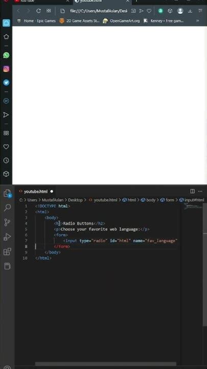 Css Tutorial Radio Button Youtube