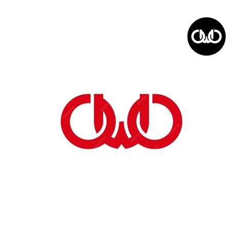 Premium Vector Letter Owo Monogram Logo Design