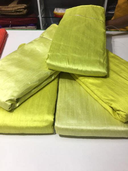 Twisted Indian Dupion Raw Silk Fabric For Embroidery Sewing Feature