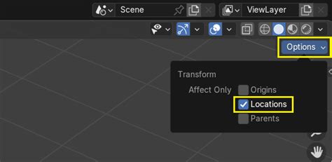 Transforms Objects Not Rotating Or Scaling In Viewport Blender