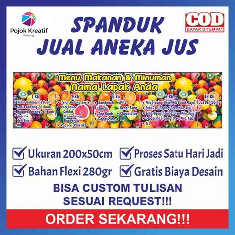Promo Spanduk Sepanduk Banner Benner Baner Bener Backdrop Plang Promosi