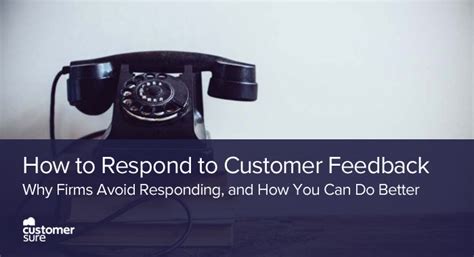 How To Respond To Customer Feedback CustomerSure