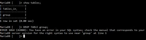 mariadb Error número en MySQL Stack Overflow en español