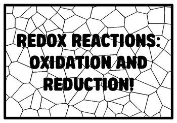REDOX REACTIONS OXIDATION AND REDUCTION High Babe Chemistry Chemical Bon