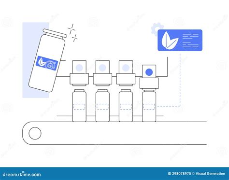 Cosmetics Packaging Abstract Concept Vector Illustration 向量例证 插画 包括有