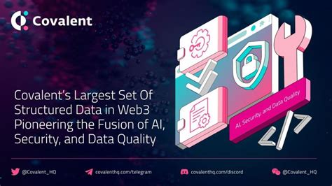 Covalent NetworkCQT构建 Web3 最大的结构化数据集开拓AI安全性和数据质量的融合 IT技术 MSIPO技术圈