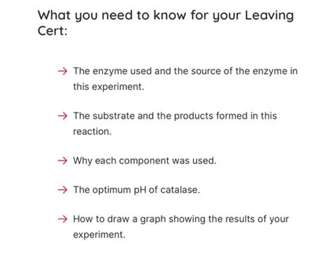 Investigate The Effect Of Temperature On Catalase Activity Flashcards Quizlet