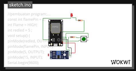 Contoh 1 Wokwi Esp32 Stm32 Arduino Simulator
