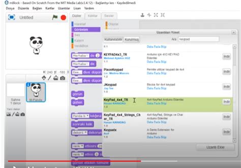mBlock Arduino ile Kaypadı kullanımı Robotik Kodlama Eğitimleri Hakkında Herşey