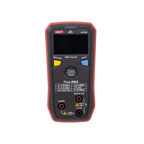 Multímetro Digital Smart True Rms 600v Acdc Ut123d Uni T