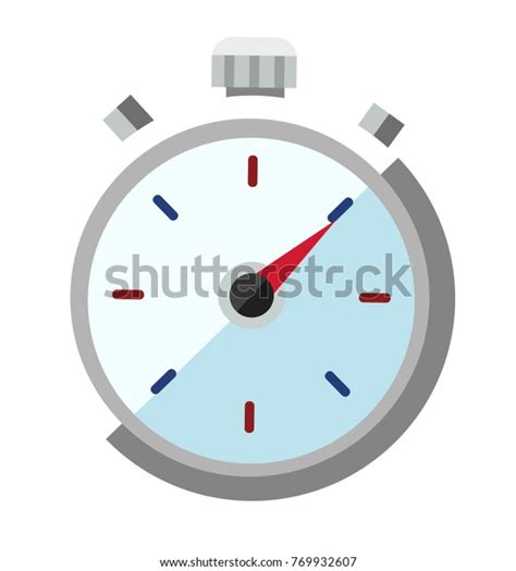 Timer Clock Isolated Vector Illustration Stock Vector Royalty Free Shutterstock