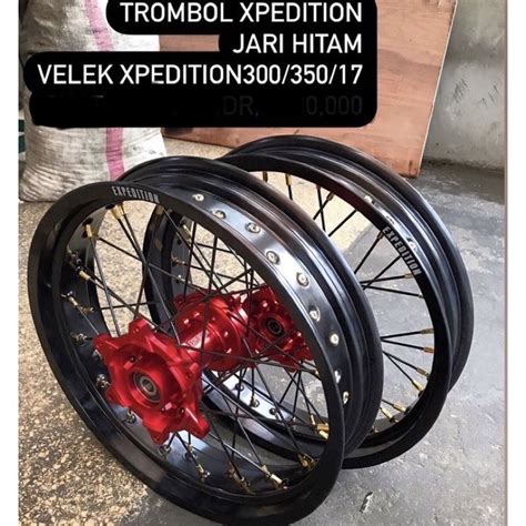 Jual VELG SET SUPERMOTO CRF L EXPEDITION ORIGINAL SET TROMOL EXPEDITION FULL CNC Shopee