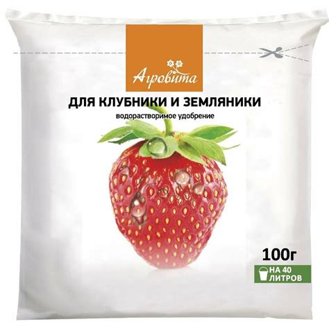 Агровита для клубники и земляники 100 г - купить с доставкой по ...