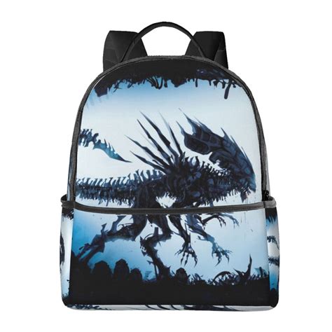 Sintee Alien Xenomorph Backpack Travel Laptop Daypack School Bags For
