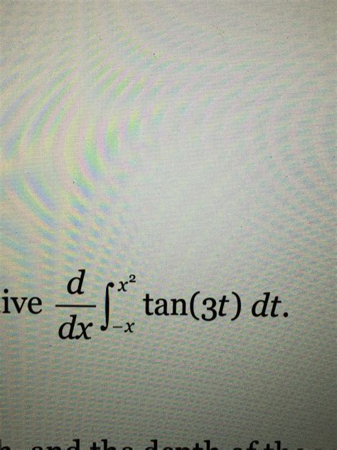 Question Apply The Fundamental Theorem Of Calculus To Find The Following Derivative R Calculus