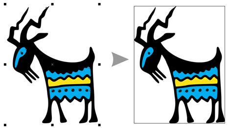 creating rectangles the size of the page and selected objects corel