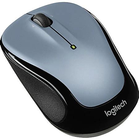 Logitech M S Wireless Mouse Optical Wireless Radio Frequency GHz Dark Silver USB Dpi