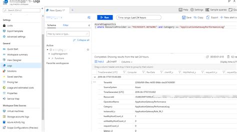 Azure How Do I Expand My Log Analytics Azurediagnostics Log Data Stack Overflow